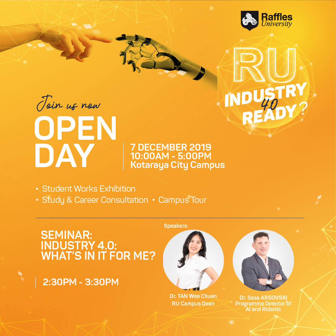 Join in Raffles University's Open Day 2019