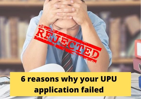 6 reasons why your UPU application failed
