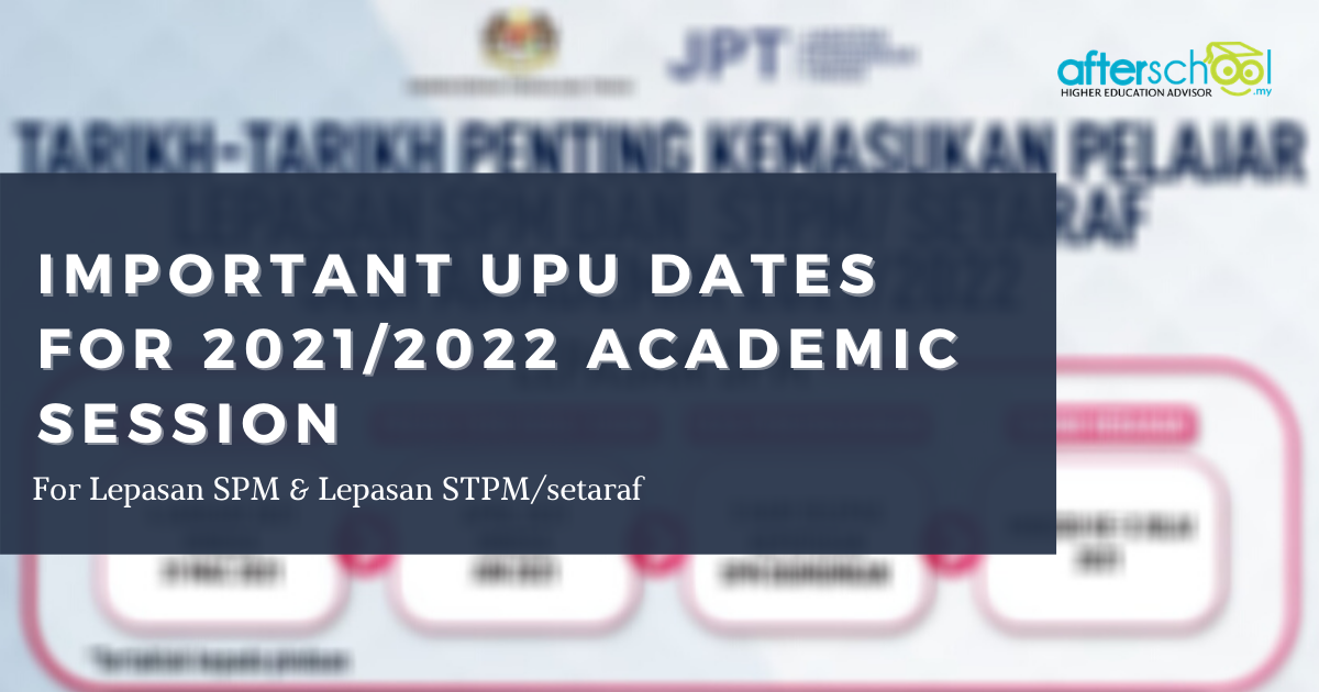 Important UPU Dates for 2021/2022 Academic Session